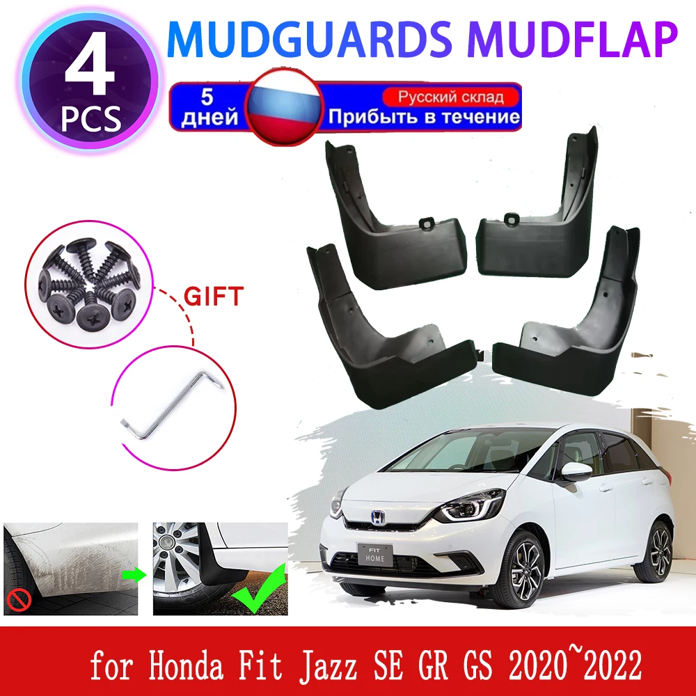 Car-Mudguards-for-Honda-Fit-Jazz-SE-GR-GS-Sport-Crosstar-2020-2021-2022 ...