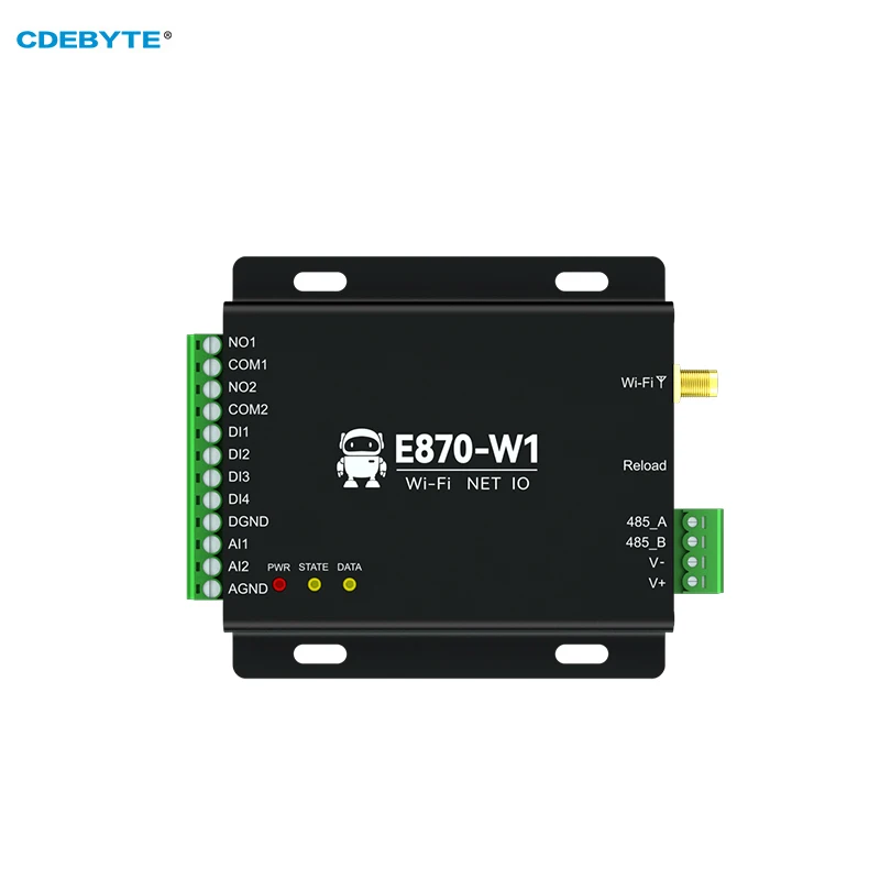 WiFi Edge Acquisition Gateway IO Controller Ethernet RS485 4DI+2DO+2AI ...