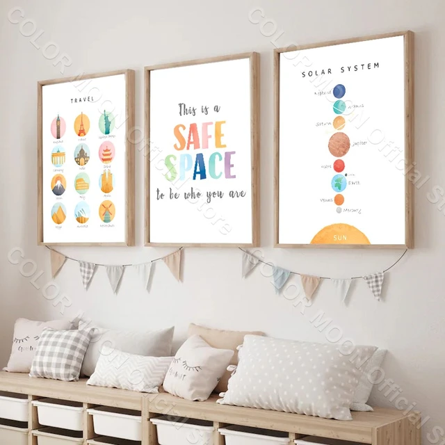 Montessori Classroom Wall Decoration