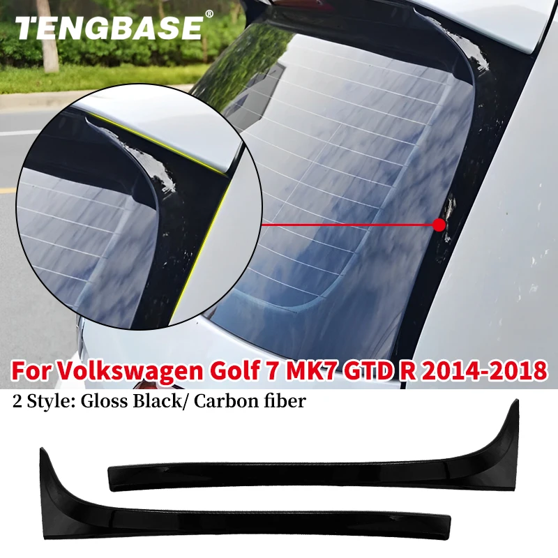 Car-Modified-Rear-Window-Side-Spoiler-Wing-For-Volkswagen-Golf-7-MK7 ...