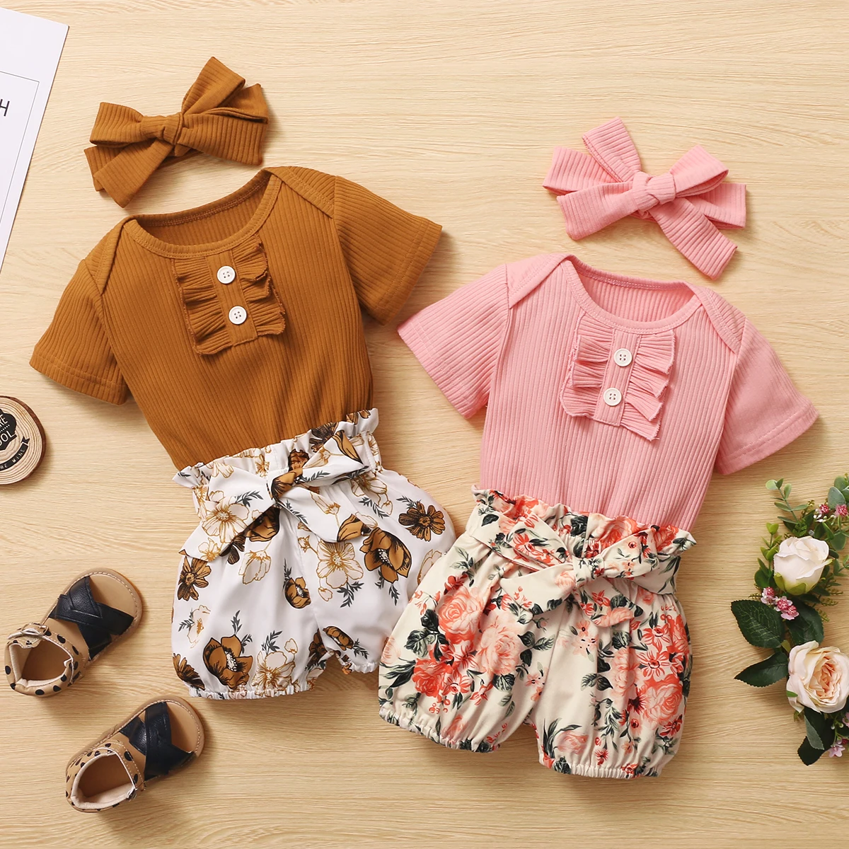 Newborn Baby Girl Summer Clothes