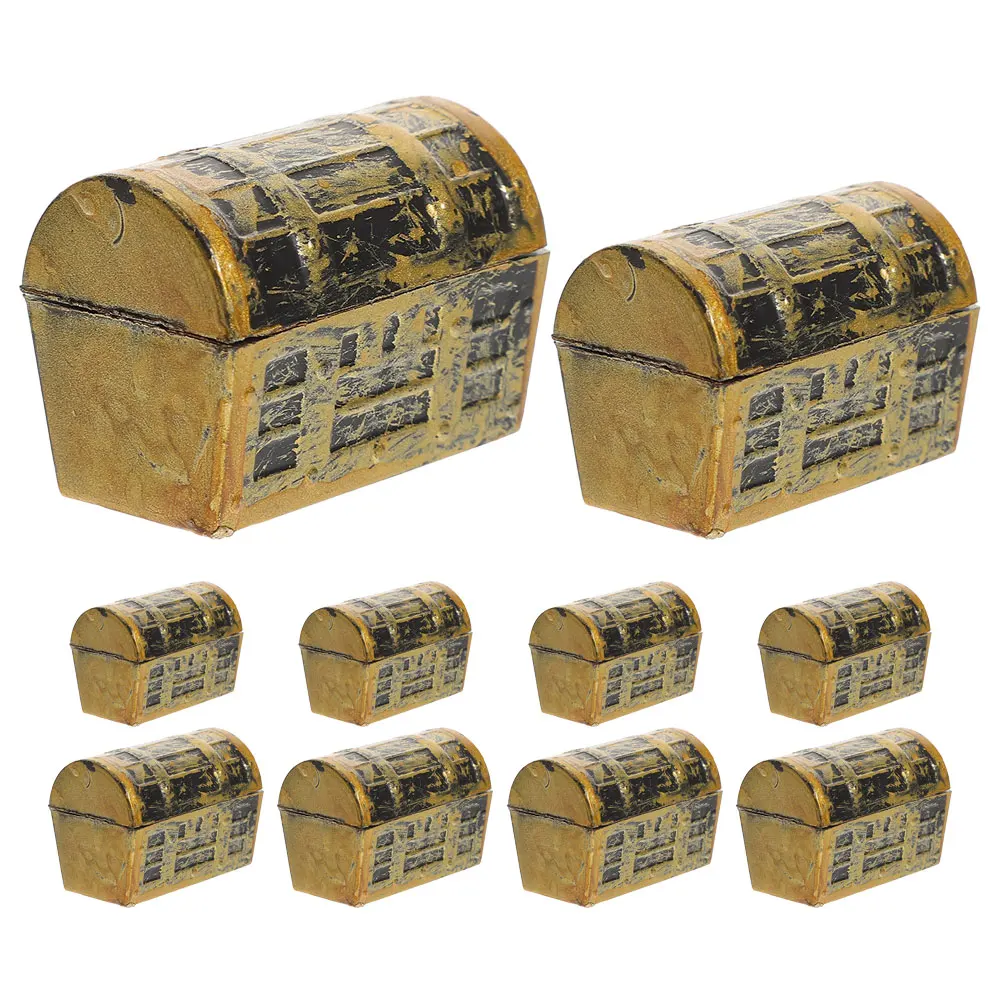 10Pcs-Vintage-Pirate-Jewelry-Storage-Box-Mini-Treasure-Box-Halloween ...