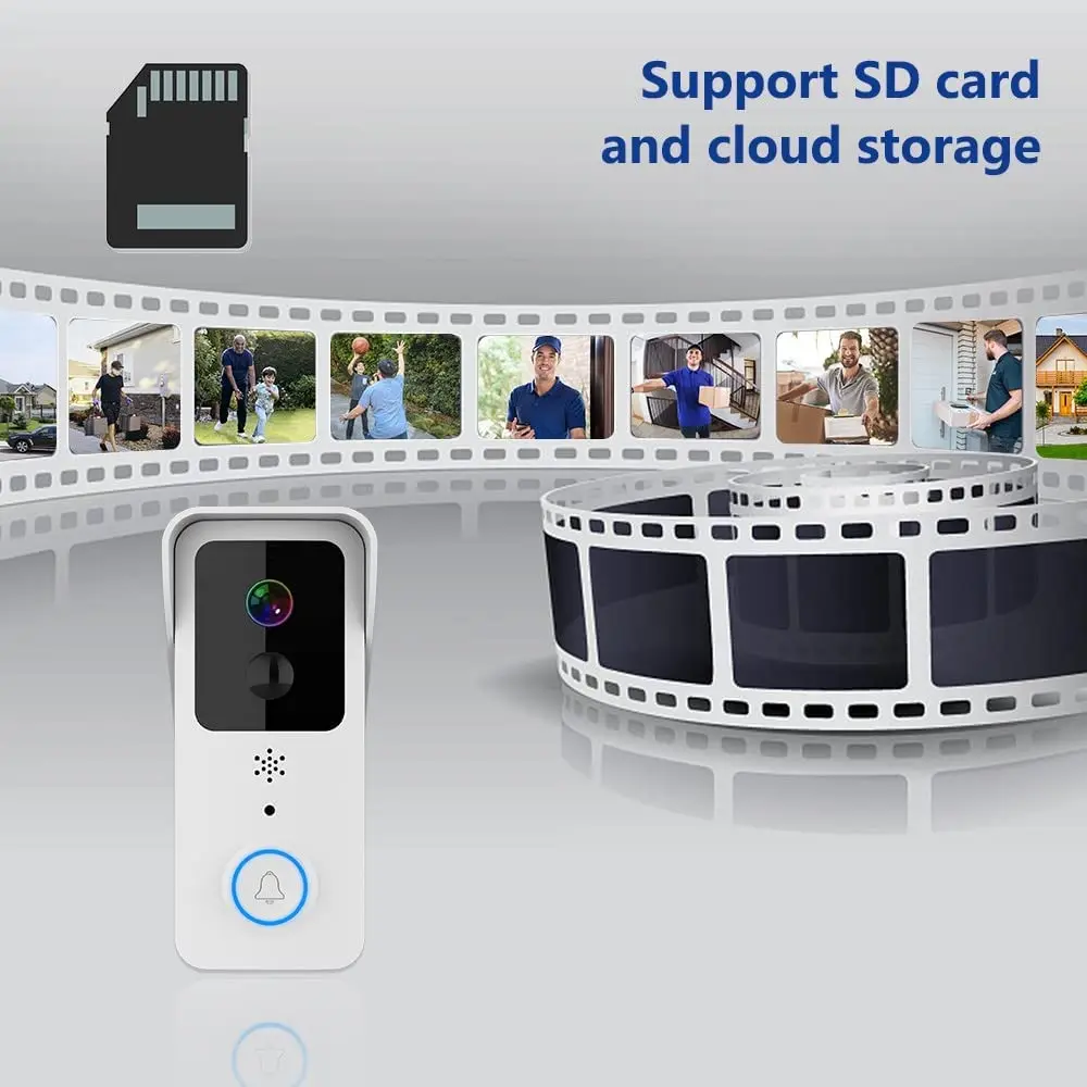 Sonnette - carillon,sonnette vidéo WIFI pour maison connectée,caméra ...