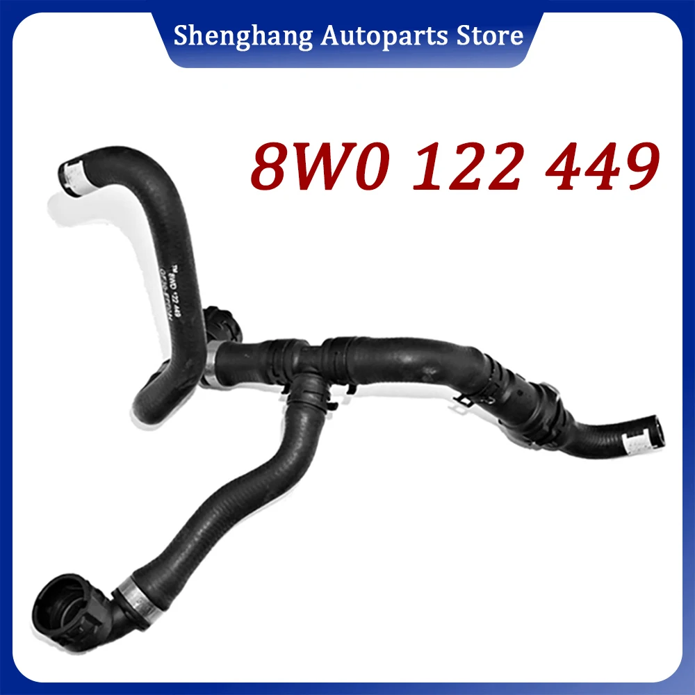 For Audi A4 B9 2017-2025 Coolant Water Pipe 8W0 122 449 8W0122449 ...