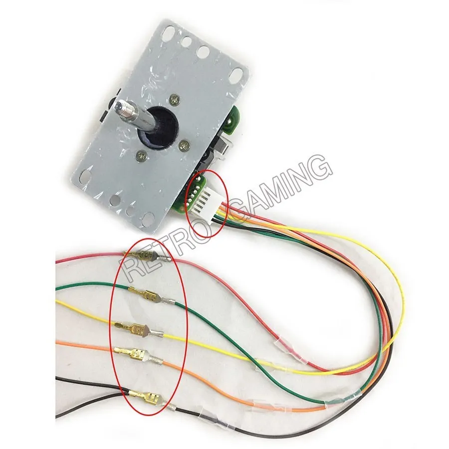 2 Pcs/lot 30CM 5pin Cable Conversion 4.8mm Terminal To 5pin for Sanwa ...