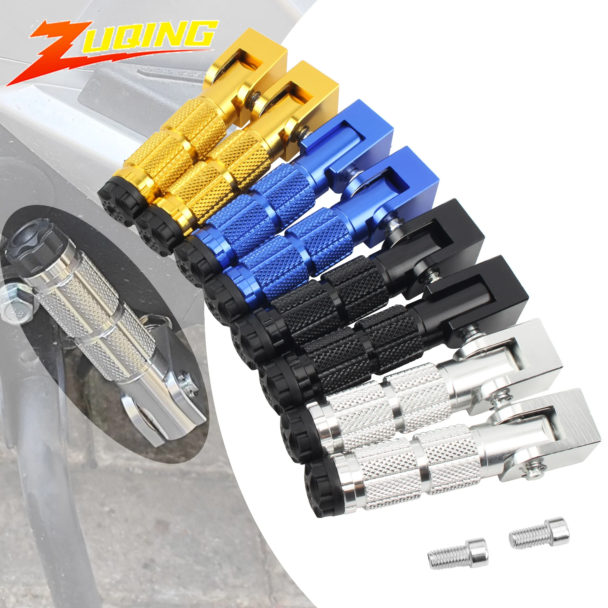 Universal 8mm Motorcycle Modified Parts Moto M3 Monkey Foot Rest Pedal ...