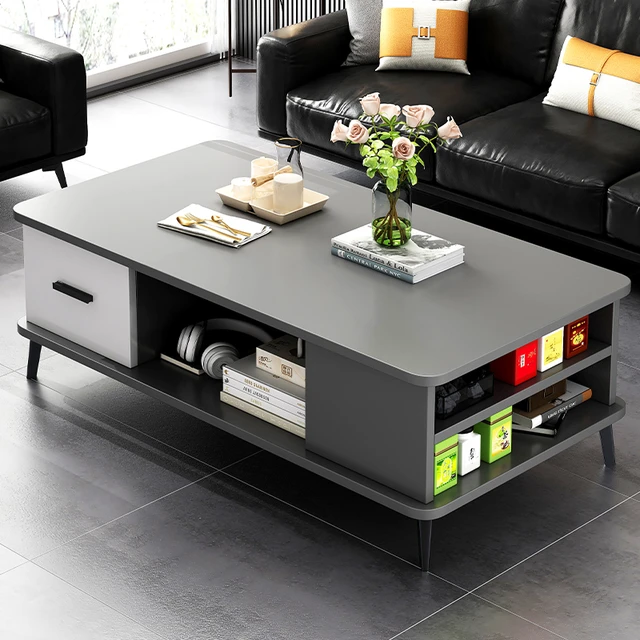 Modern Round Low Square Coffee Table