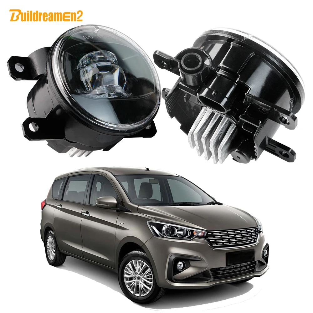 2 X 30W 8000LM LED Lens Fog Light Assembly High Bright Car External Fog ...