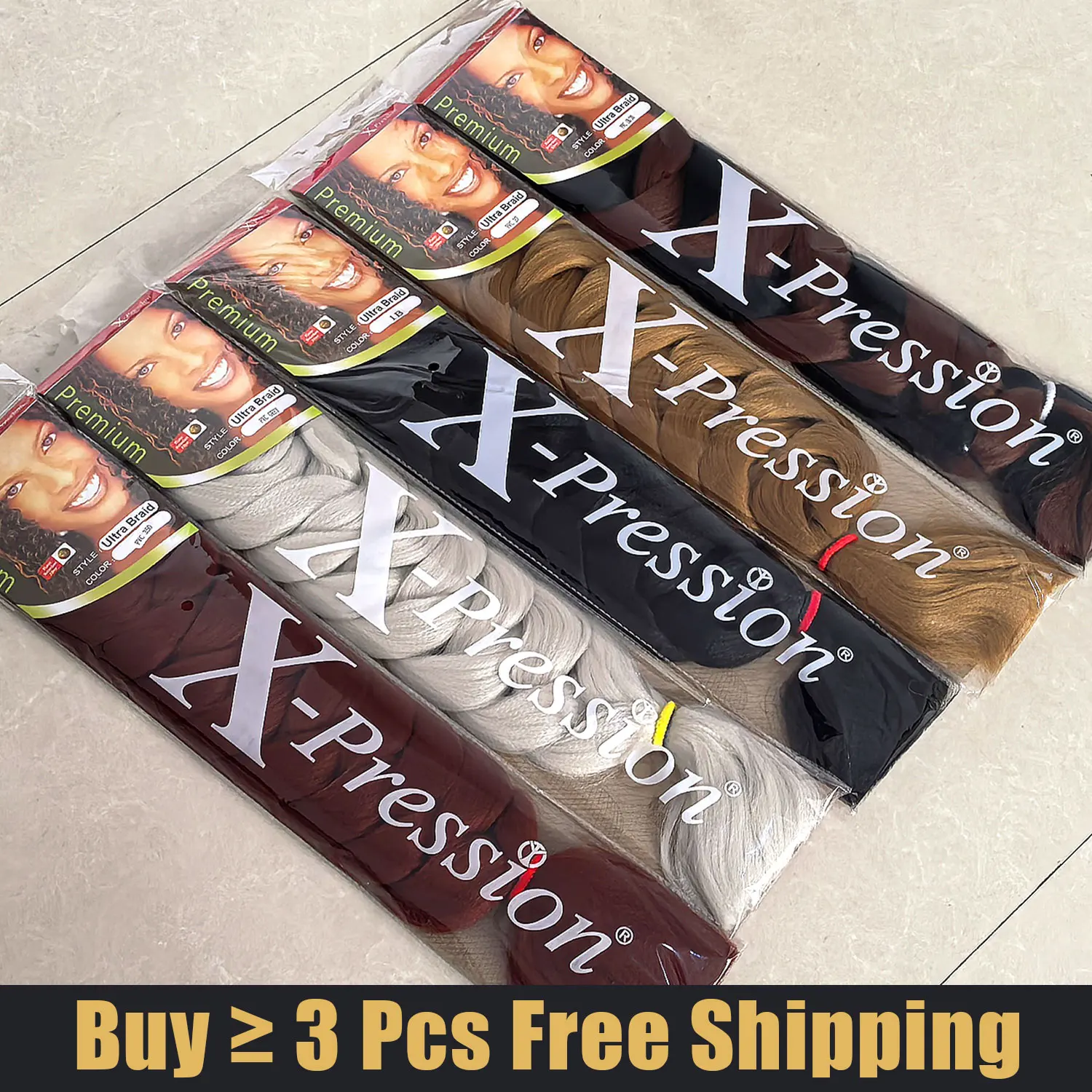 Real-Xpression-Braids-Extension-Jumbo-Braiding-Hair-Pre-Stretched ...