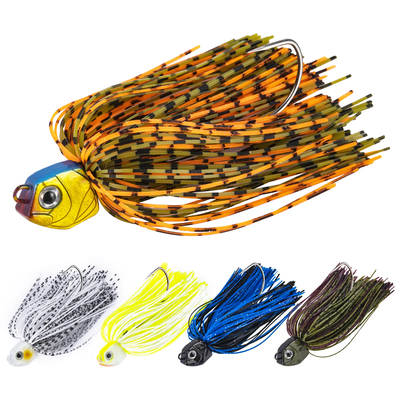 Goture-5pcs-lot-Metal-Spinner-Bait-8cm-15g-18g-20g-Fishing-Hook-Spoon ...