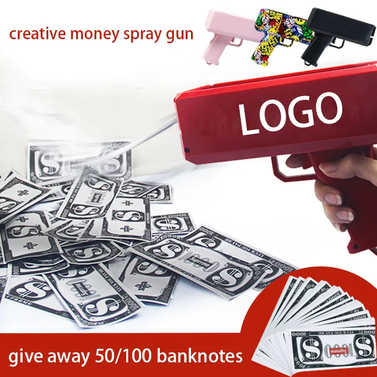 Money Shooter Banknote Launcher Cash Shooter Celebration Spray Money ...