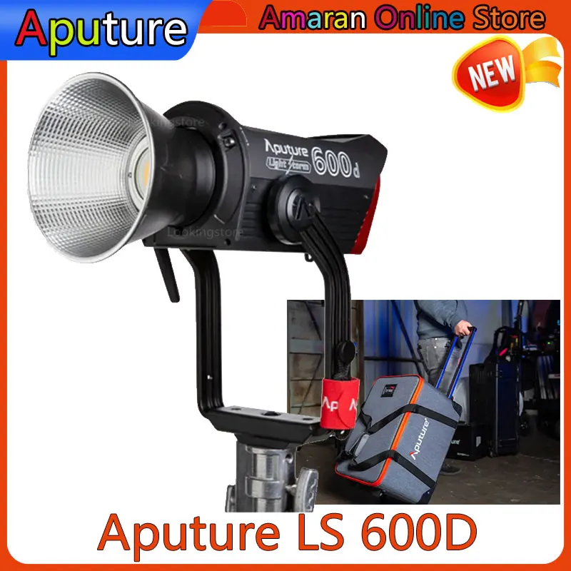 Aputure-LS600D-Video-LED-Lighting-Studio-Kit-600W-5600K-V-Mount-360 ...