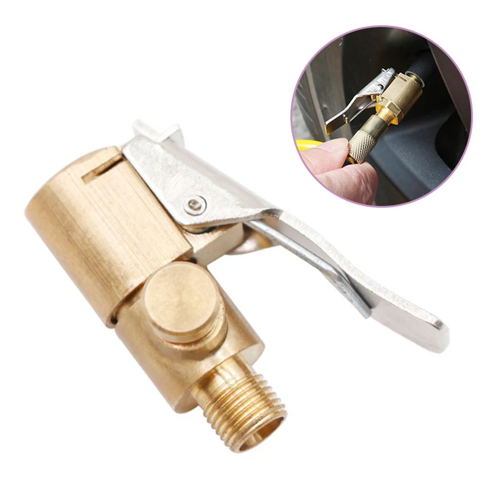 Car-Tire-Inflator-Chuck-Air-Compressor-Pump-Lock-Nozzle-Fine-Thread ...