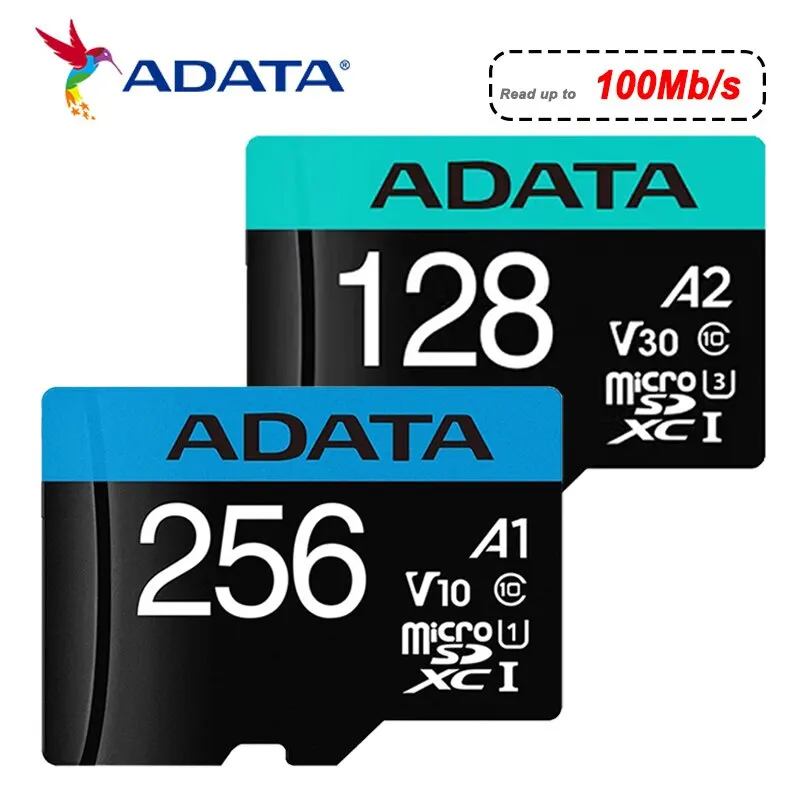 ADATA-SDXC-Micro-Card-32GB-64GB-128GB-256GB-A1-V10-U1-Class-10-UHS-I ...