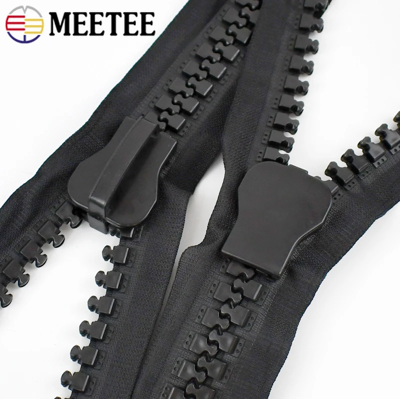 Black Plastic Zipper