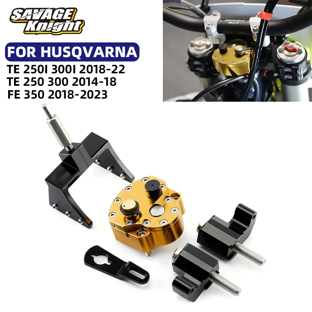 For-Husqvarna-TE-250-300-250i-300i-FE-350-Steering-Damper-Stabilizer ...