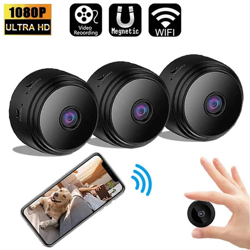 Mini Camera Mobile A9 1080p Hd Wifi Surveillance Cameras Sensor ...