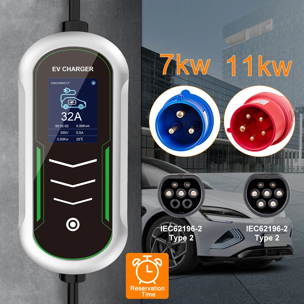 Cargador-port-til-EV-de-7kW-y-11kW-caja-de-carga-EVSE-IEC62196-2 ...