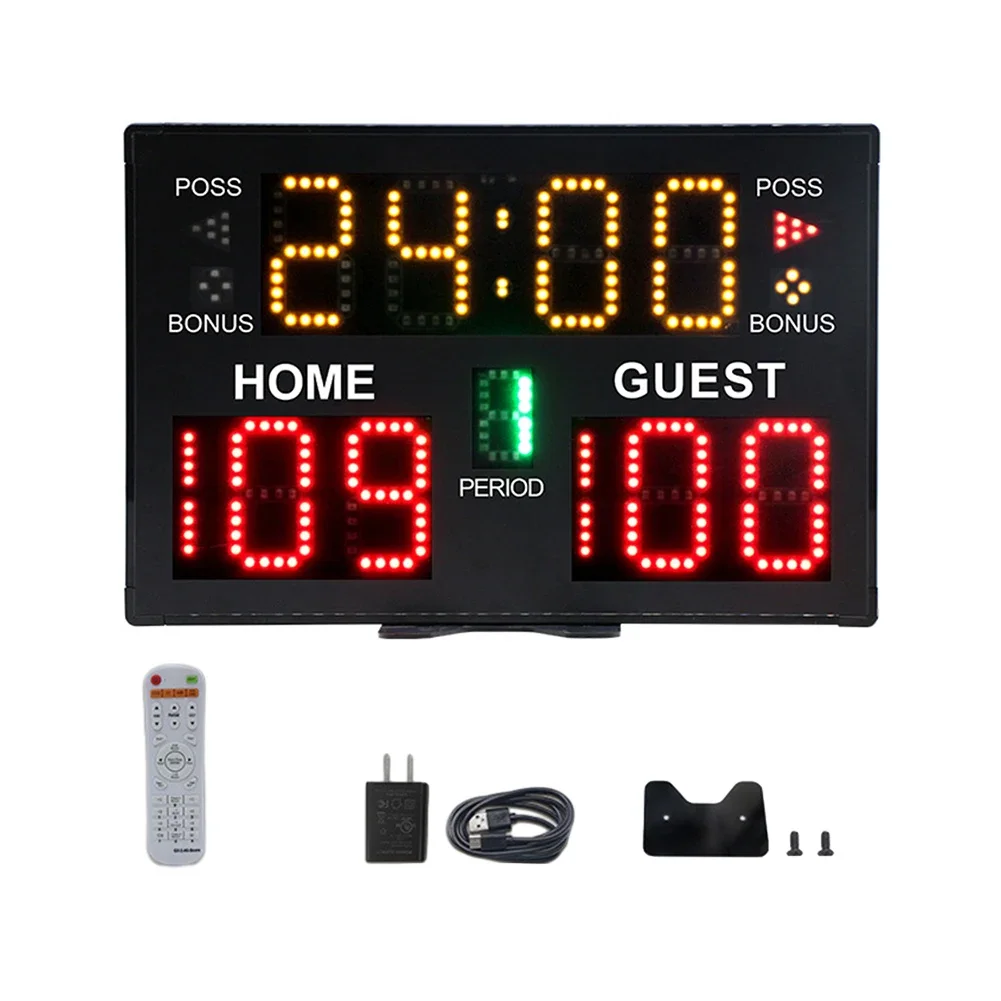 Basketball Electronic Scoreboard 5V 2A Tripod Ball Possession ...