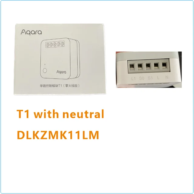 Aqara T1 Single-Way Control Module Wireless Relay Controller 1 Channels ...