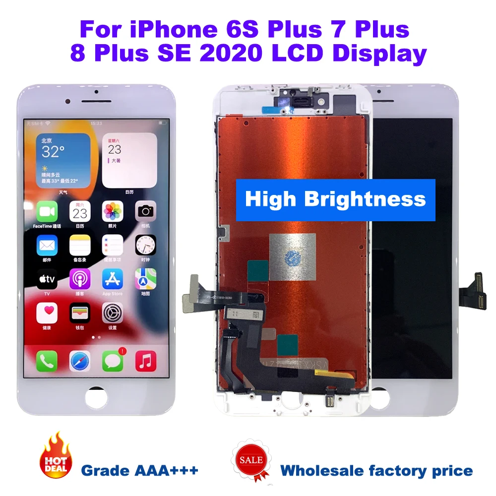 For iPhone 6S 7 8 Plus SE2020 LCD Screen Display With Touch Screen ...