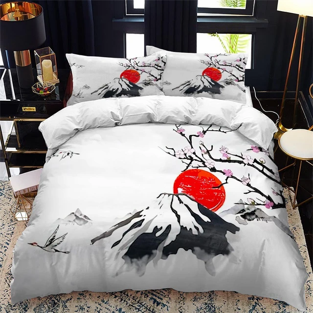 Japanese Inspired Bedding