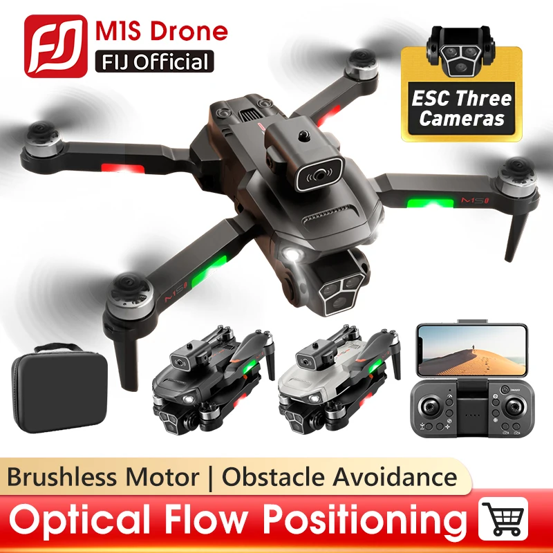 M1S-Mini-Drone-Three-HD-ESC-Camera-Obstacle-Avoidance-Aerial ...