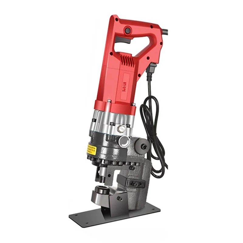 Electric-Hydraulic-Punching-Machine-Small-Portable-Angle-Steel-Channel ...