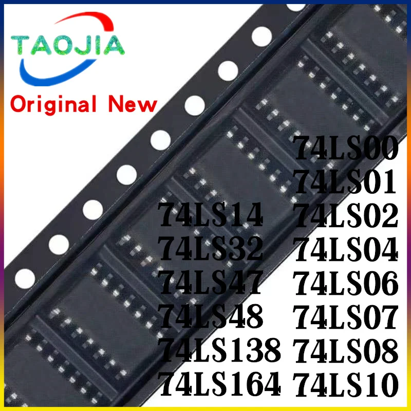 10PCS SN74LS00 74LS01 74LS02 74LS04 74LS06 74LS07 74LS08 74LS10 74LS14 ...