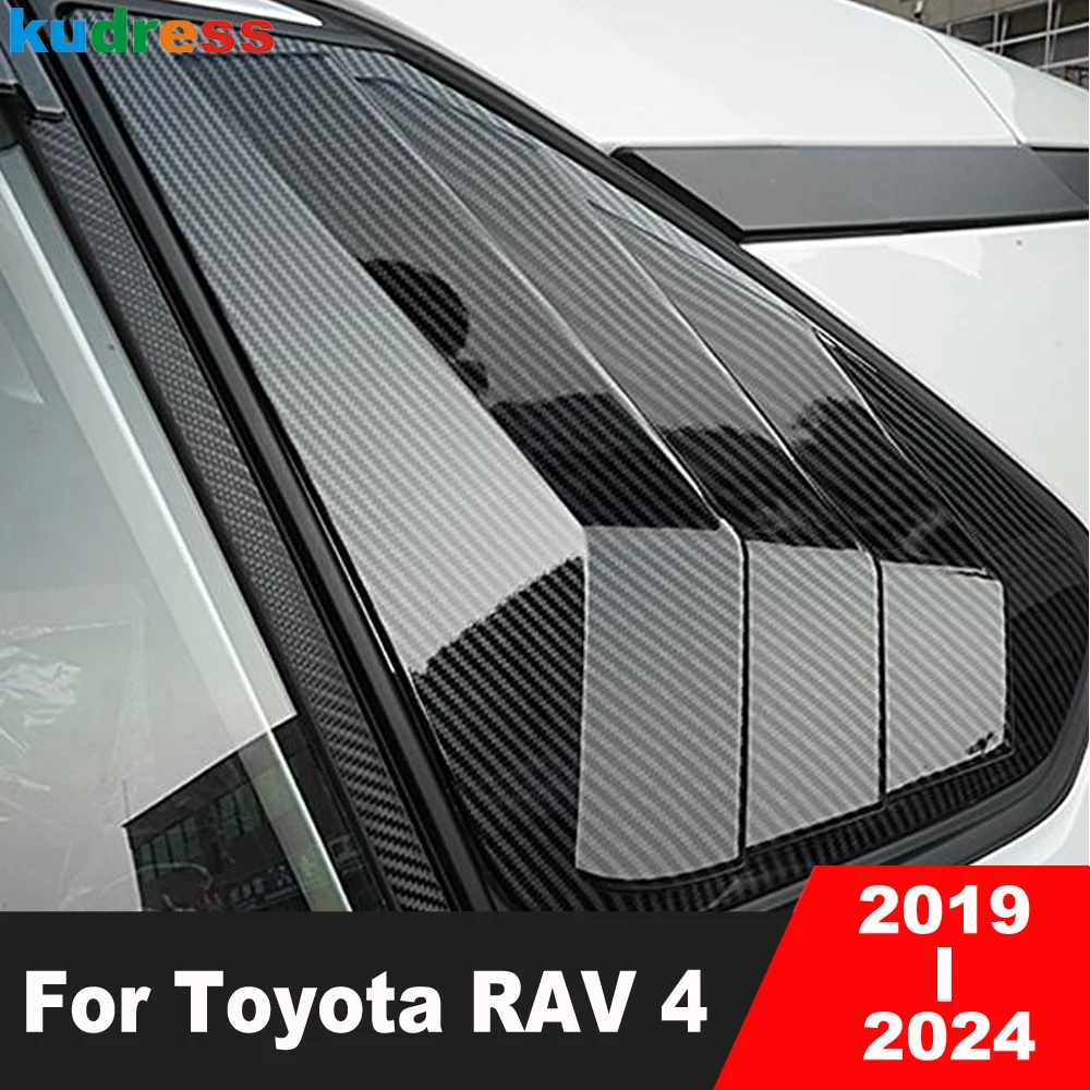 Rear-Window-Side-Vent-Louver-Shutter-Cover-Trim-For-Toyota-RAV4-RAV-4 ...