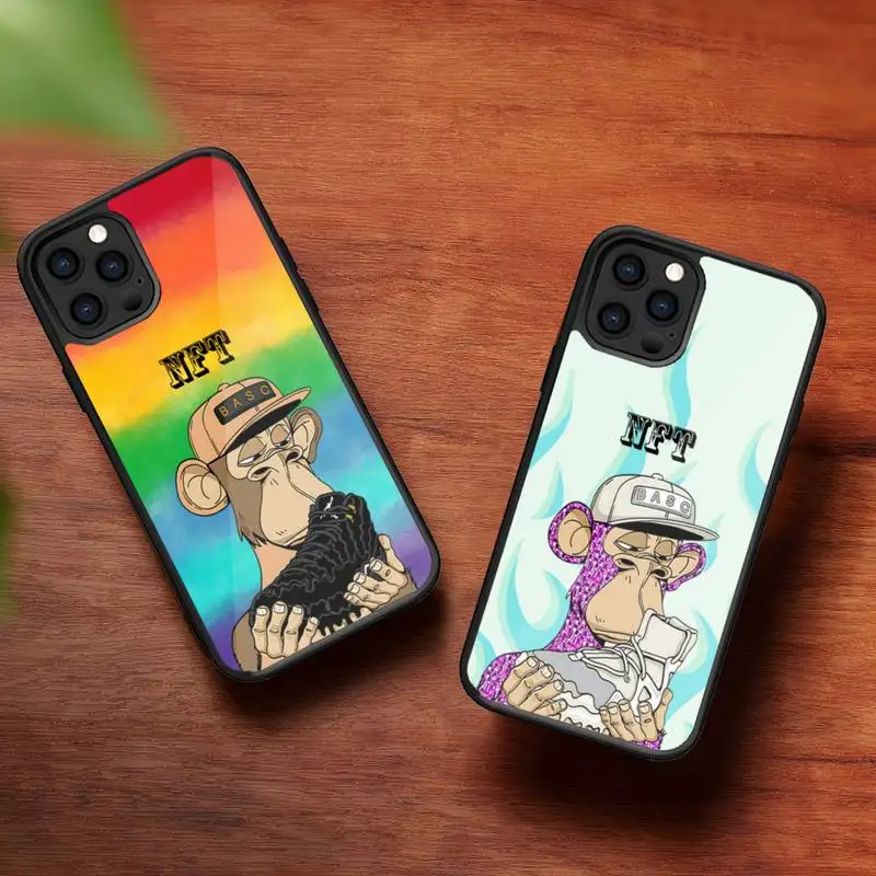 Sportschoen Merk Nft Aap Clubhoes Voor Iphone 14 Pro Max 13 12 11 Mini ...