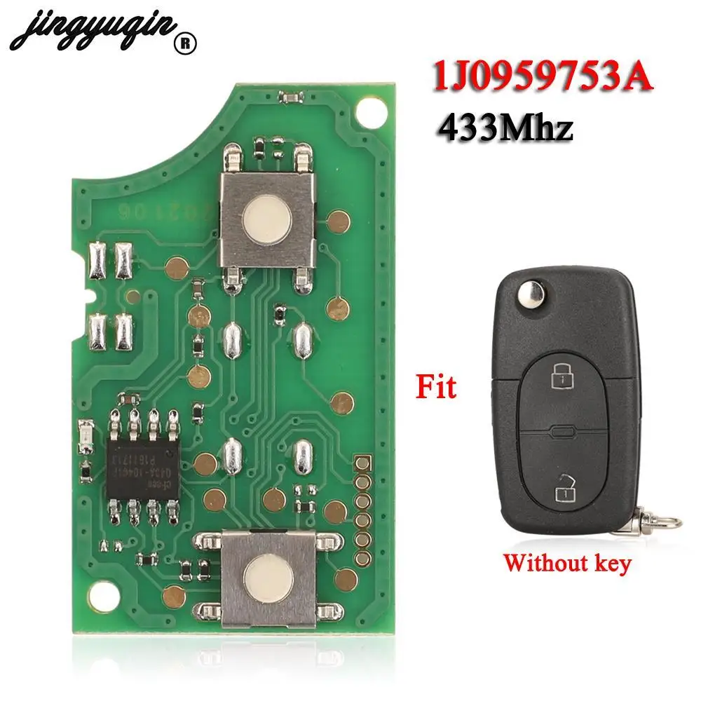 jingyuqin-Remote-Car-Key-circuit-board-1J0959753A-433Mhz-For-VW ...