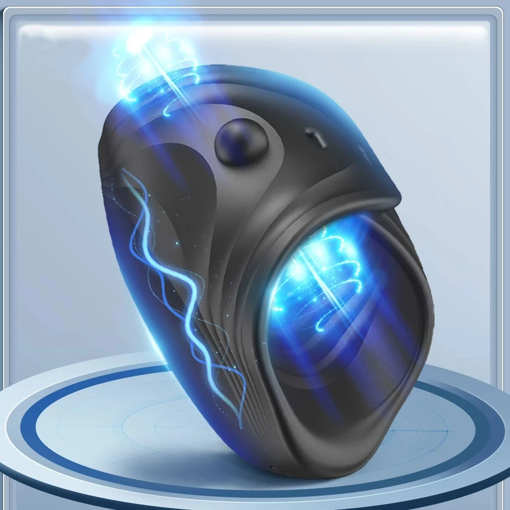 Glans-Stimulator-Vibrator-For-Men-Adjustable-Automatic-Male-Masturbator ...