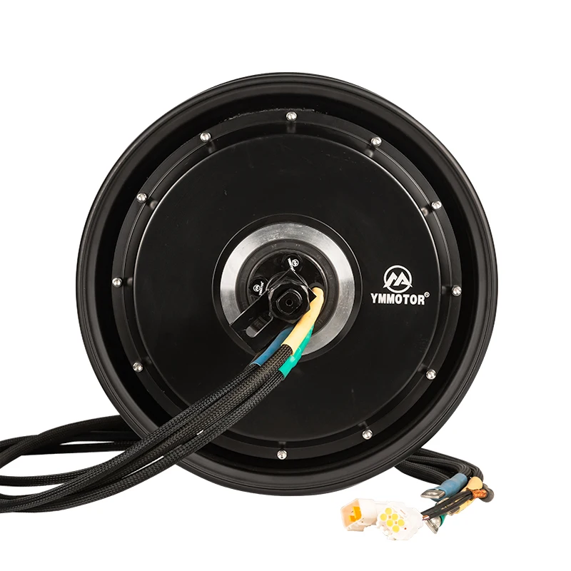 YMMotor 15KW 12" Gearless Brushless DC Electric Hub Motor For Two ...