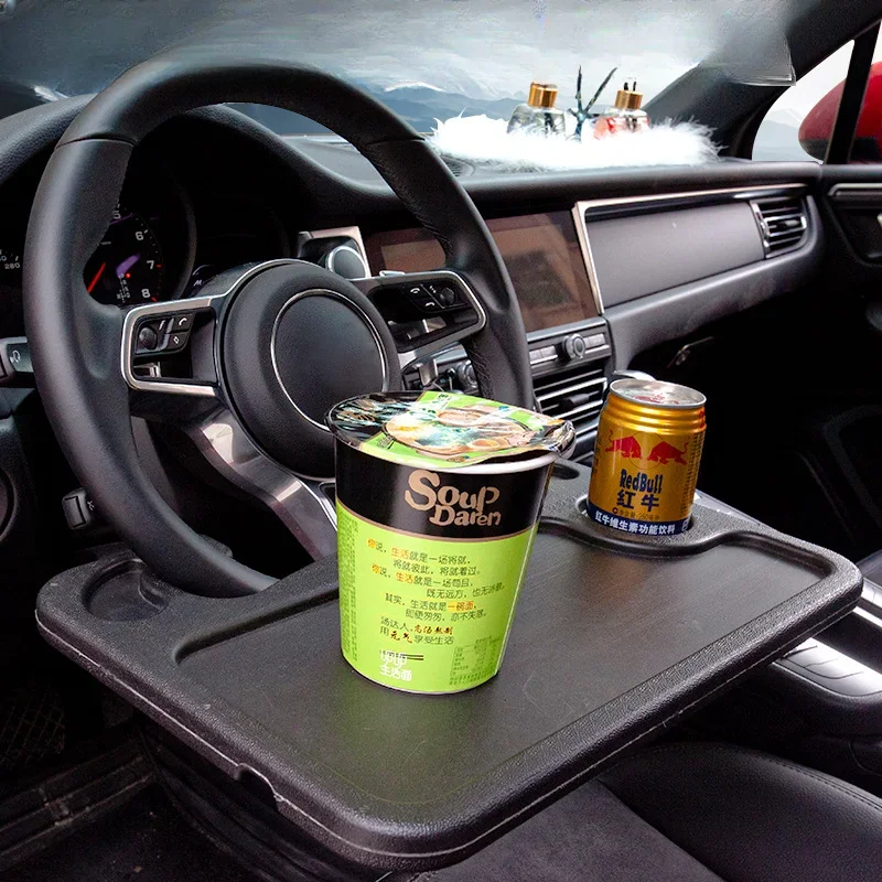 Car-Steering-Wheel-Dining-Table-Auto-Multi-functional-Dinner-Plate ...