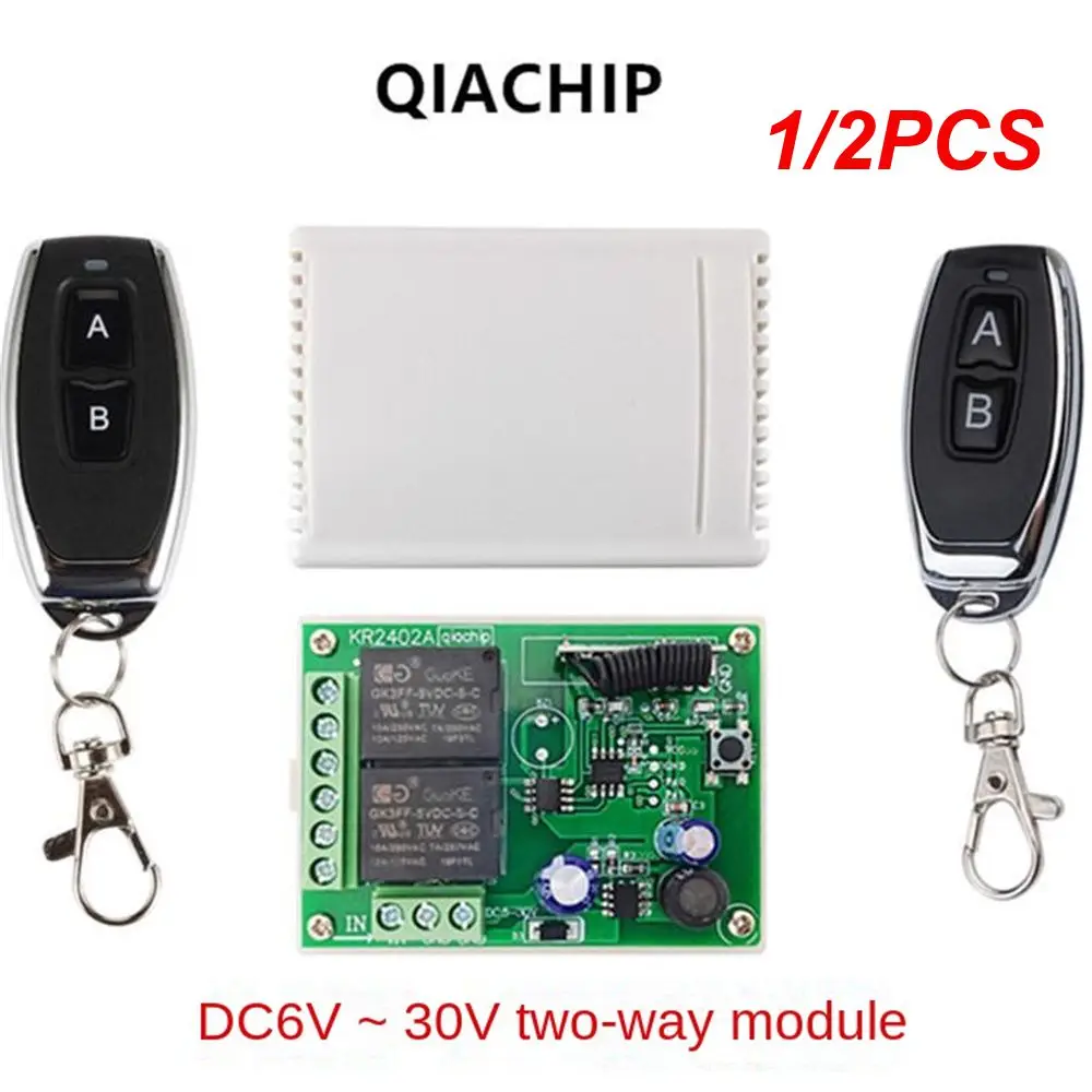 1-2PCS-433Mhz-Remote-Control-Switch-for-Light-Door-Garage-Universal ...