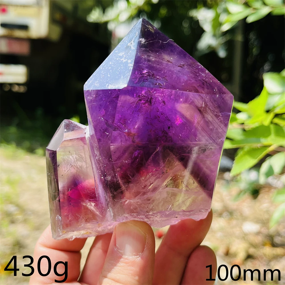 Natural Gemstone Scepter Amethyst With Double Spires Original Mineral ...