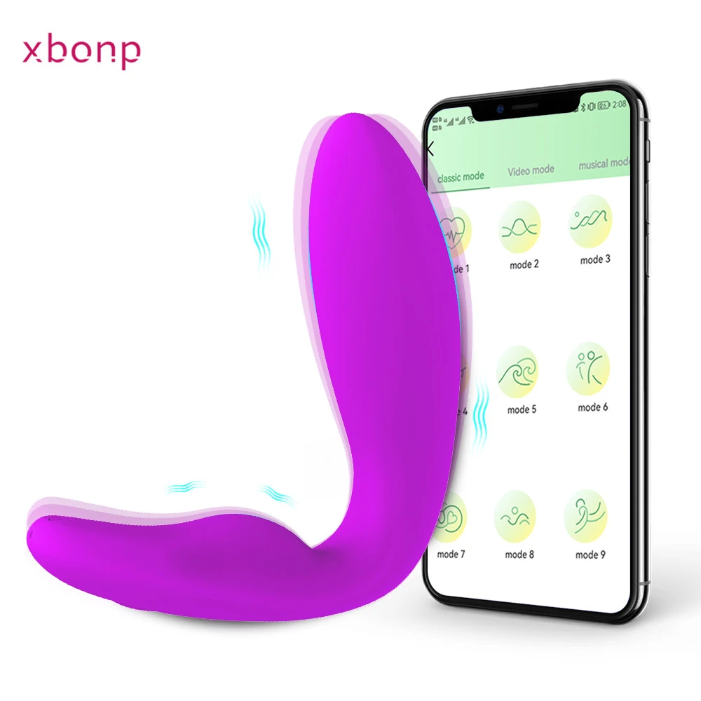 Wireless App Bluetooth G Spot Dildo Vibrator Female Remote Control Wear