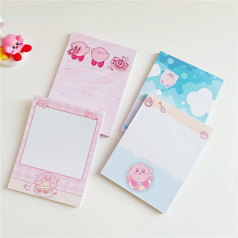 Bloc de notas Kawaii Star Kirby Note, papel de Anime de dibujos ...