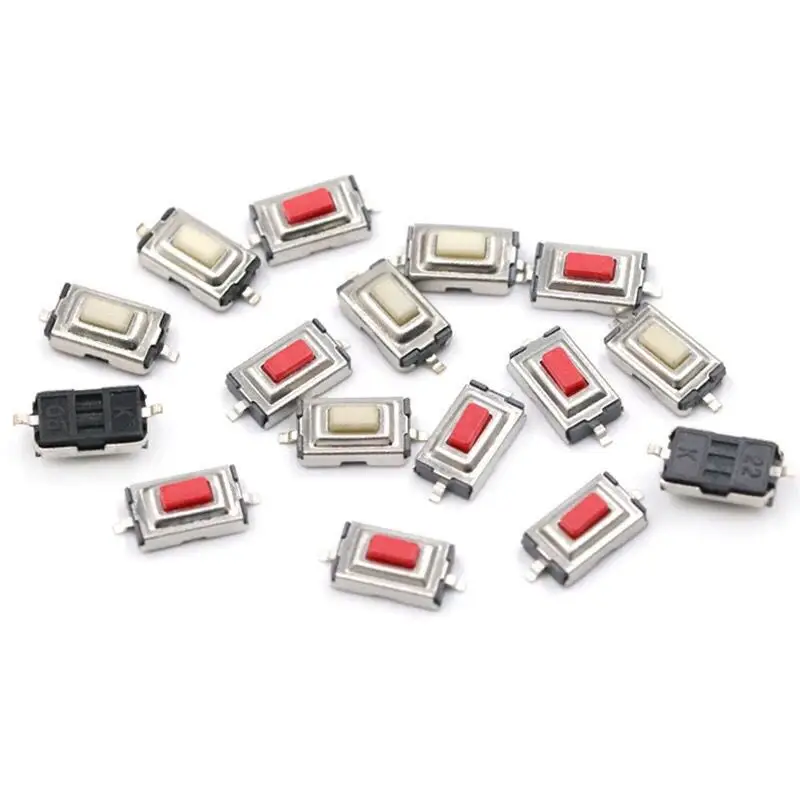 SMD SMT 터치 스위치 태블릿 PC 전원 스위치, 촉각 촉각 푸시 버튼 마이크로 스위치 3x6x1000mm 2 핀, 2.5 ...