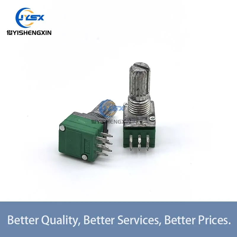 2pcs-Amplifier-sealing-potentiometer-with-audio-shaft-15mm-rk097-rk097g ...