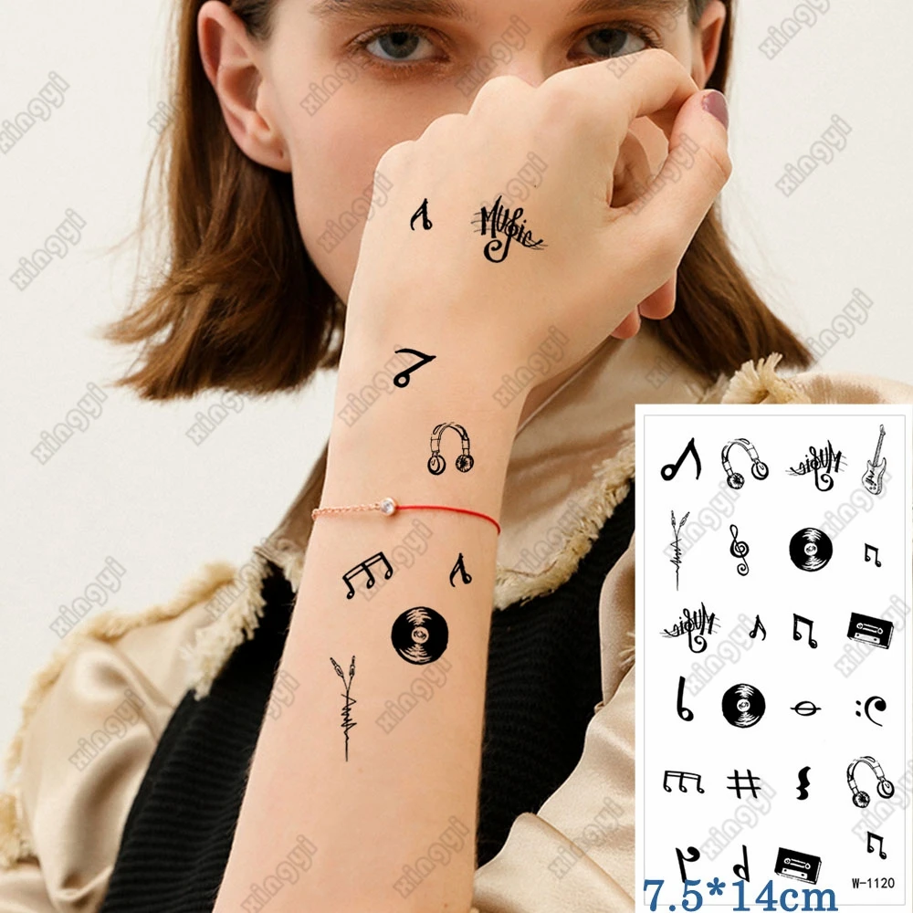 Music Note Tattoo Wrist