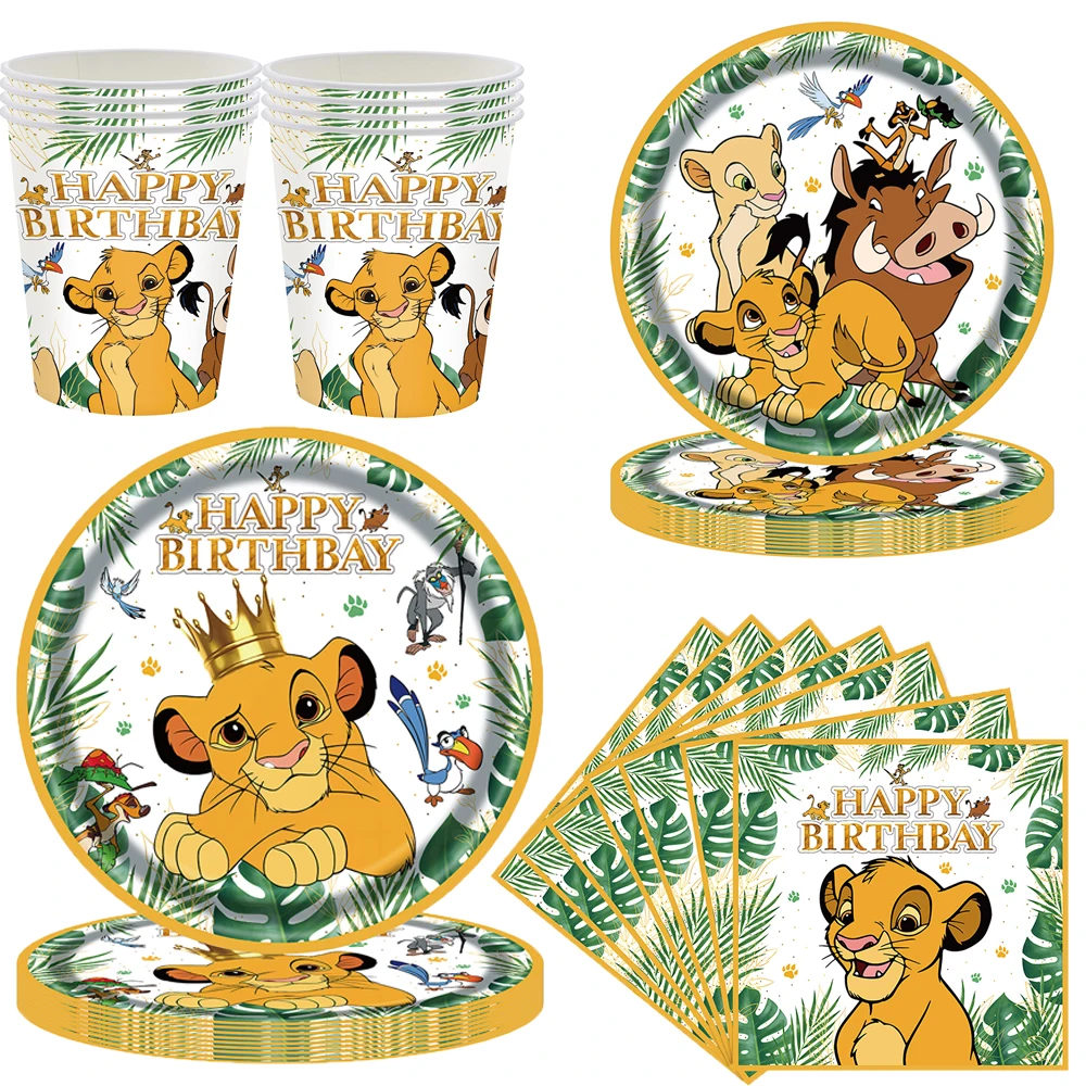Disney-Lion-King-Simba-Birthday-Party-Decorations-Disposable-Tableware ...