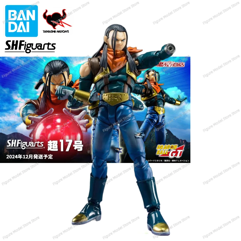 100-Original-Bandai-Dragon-Ball-GT-S-H-Figuarts-SHF-Super-Android-17 ...