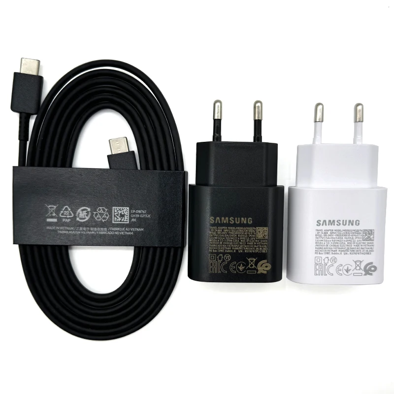 Samsung Galaxy Note10 Charger 25W Super Fast Charge USB C Adapter 1.8m ...