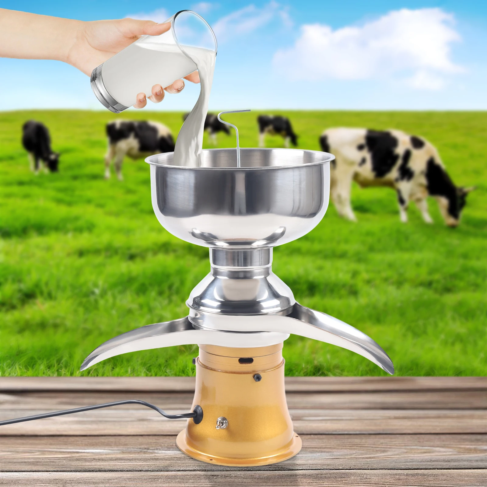 50L-H-Electric-Milk-Centrifuge-Milk-Separator-Milk-Cream-Separator ...