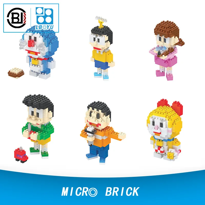 Doraemon-Nobita-Cartoon-Micro-Particle-Building-Blocks-Children ...