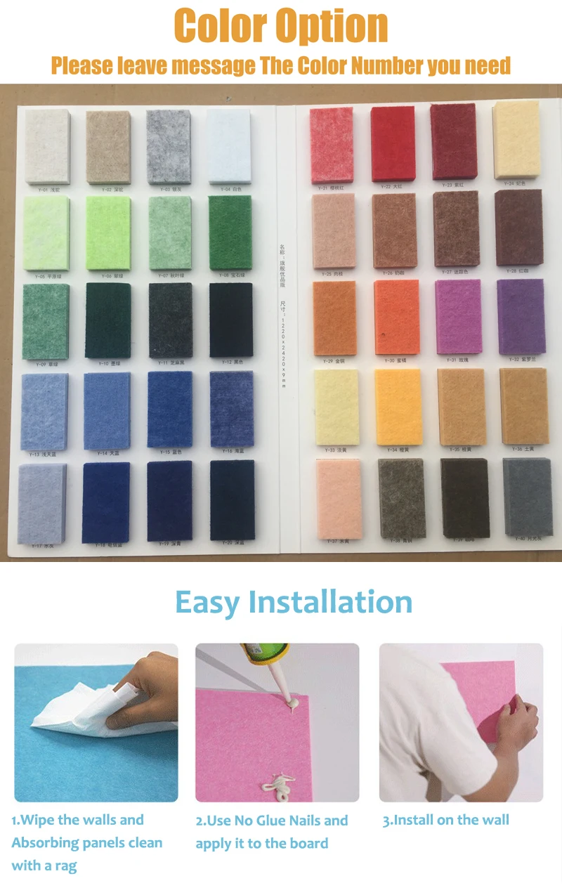 Poly Fiber Color Chart