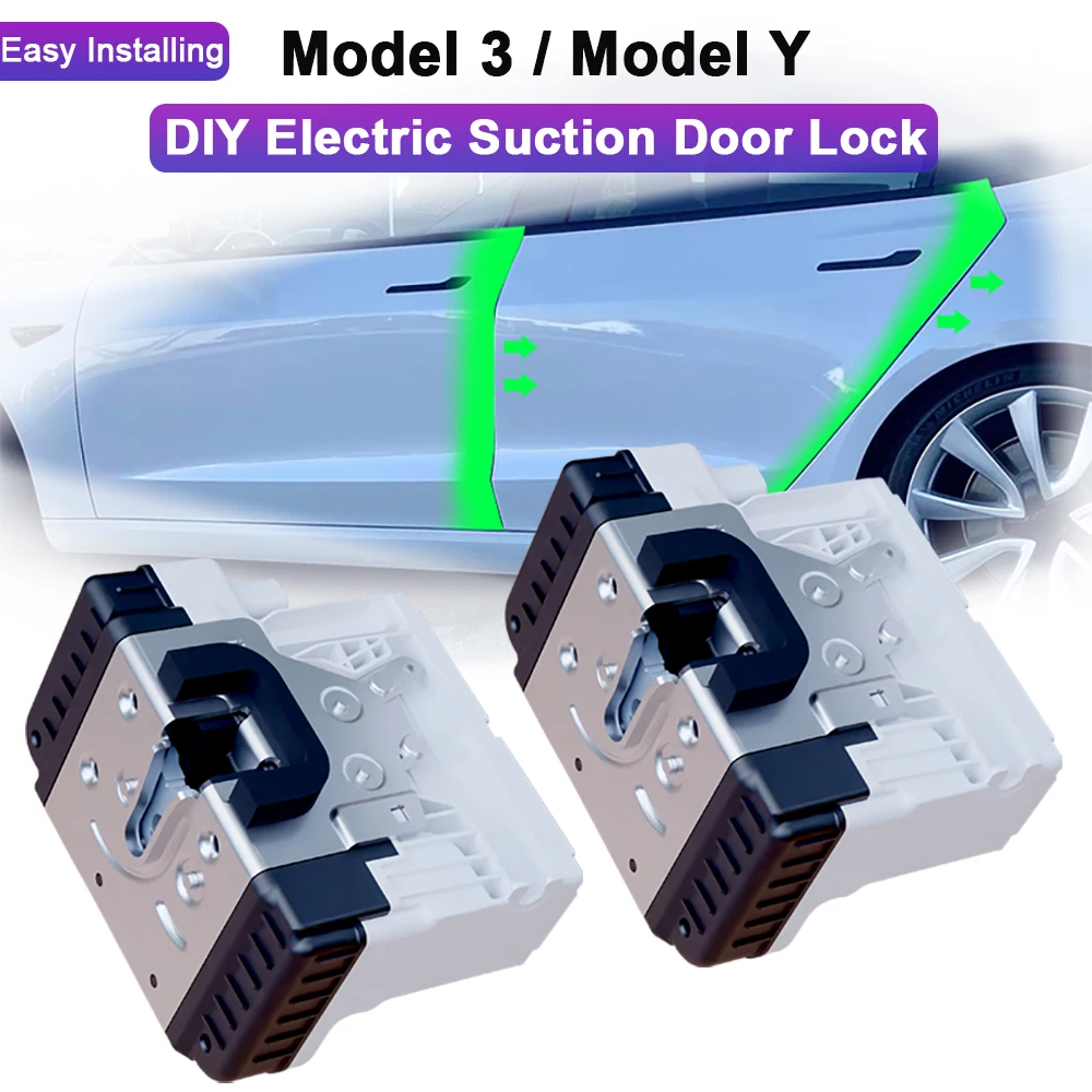 Hawknavi-4th-Smart-Electric-Suction-Door-Lock-for-Tesla-Model-3-Y ...