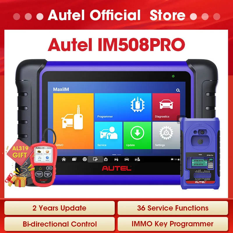 Autel MaxiIM IM508 XP400 PRO OBD2 자동차 스캐너, IMMO 키 프로그래밍 진단 도구, 모든 차량용 ...